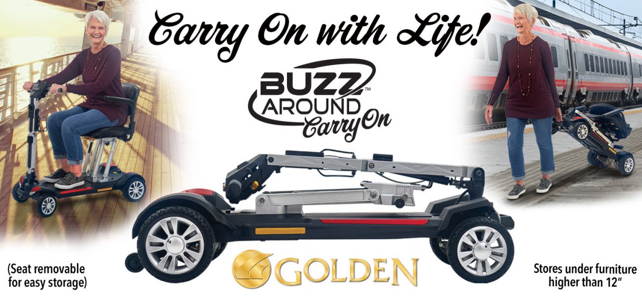 Golden Technologies Buzzaround Carry-On Scooter