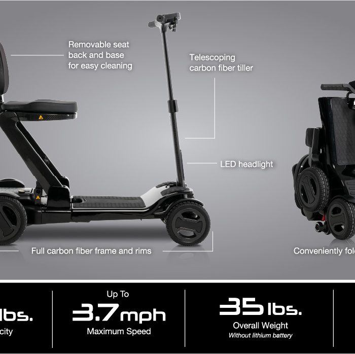 Pride GoGo Carbon Folding Scooter